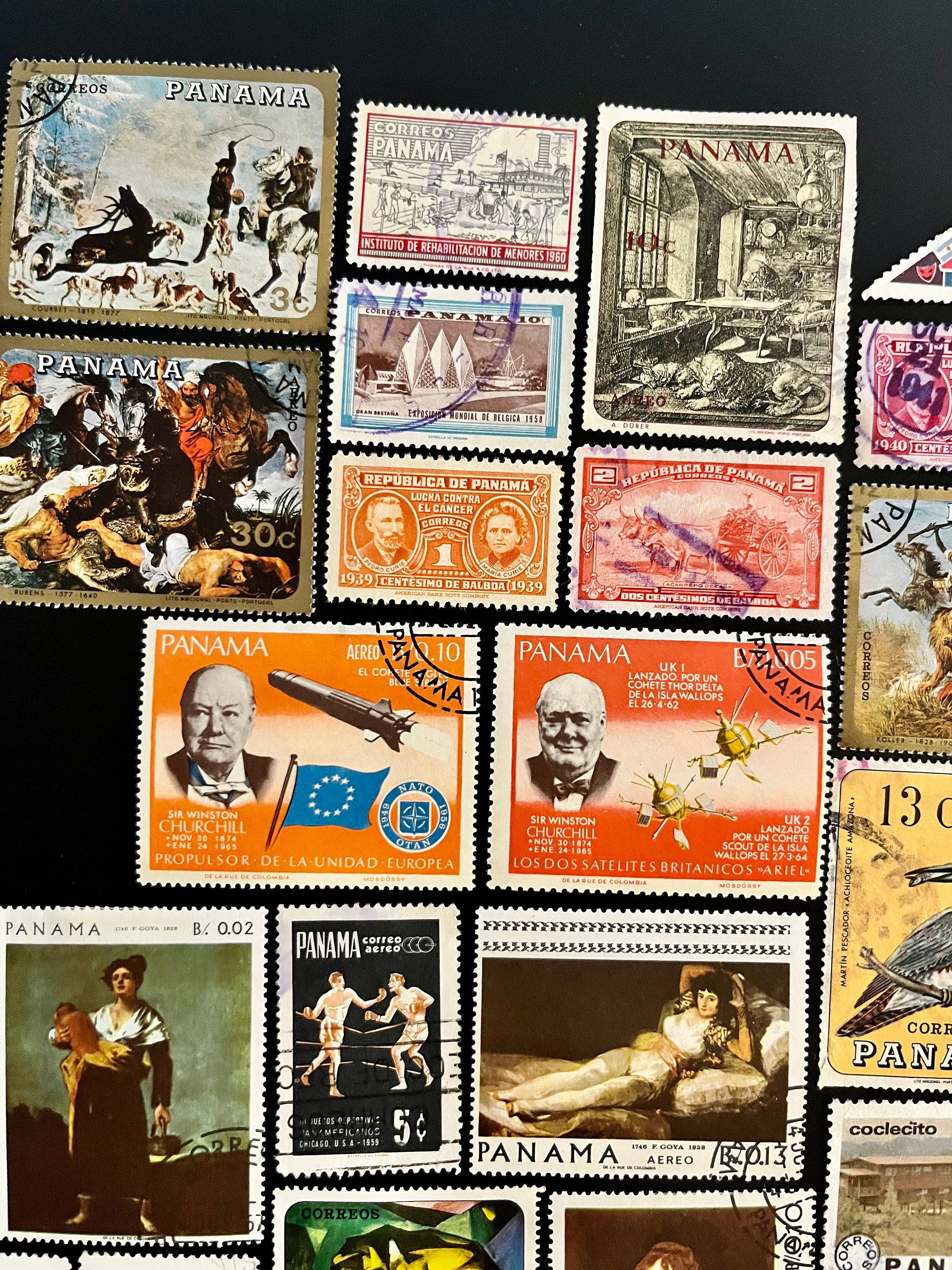20 Stamp PANAMA Fun Pack / Lot of 20 Different PANAMANIAN Used Stamps ...