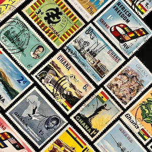 20 Stamp GHANA Fun Pack / Lot of 20 Different Random Used Ghanaian ...
