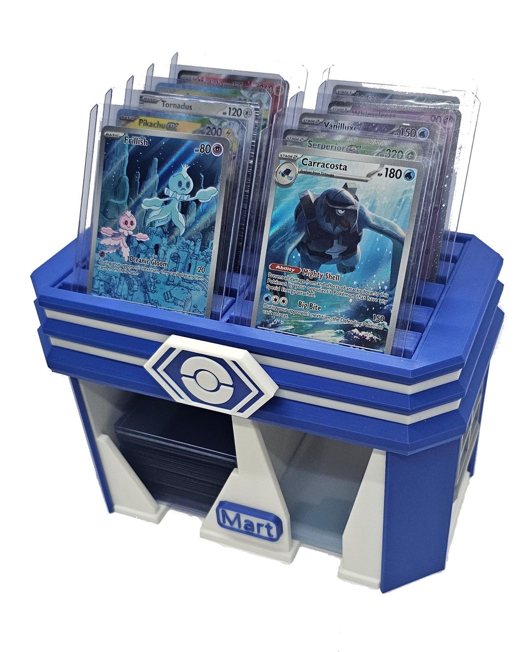 Pokémon TCG Poké Mart Style Top Loader & Sleeve Storage Box – Card ...