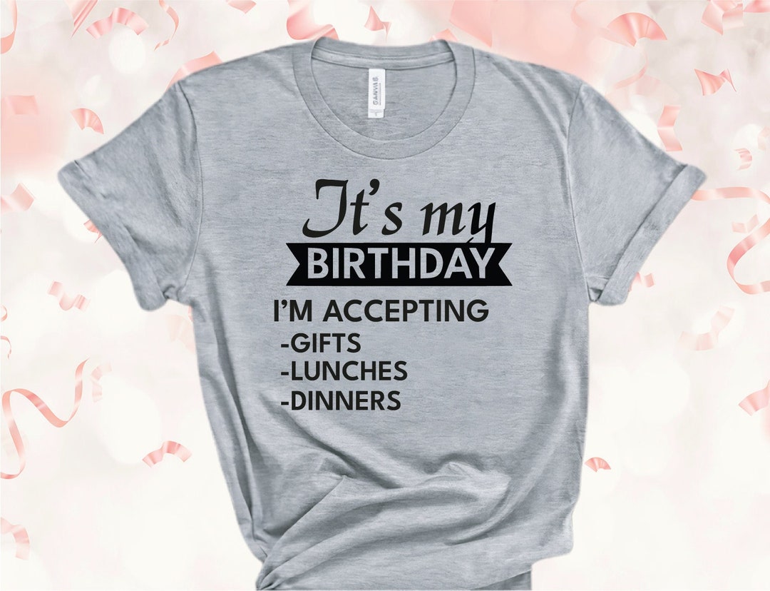 Its My Birthday Shirt My Birthday Party Tee Birthday Party Tee