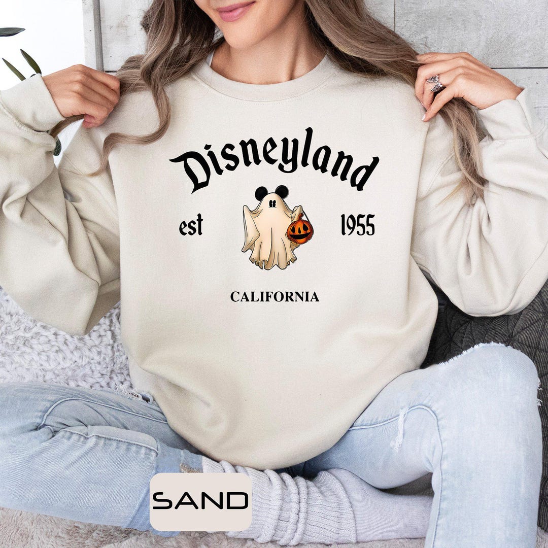 Disneyland Halloween Ghost Sweat, Disneyland Est 1955 California Sweat ...