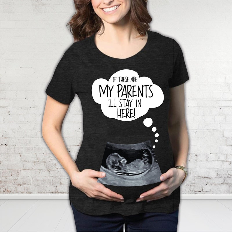 Funny Maternity Tee - Etsy