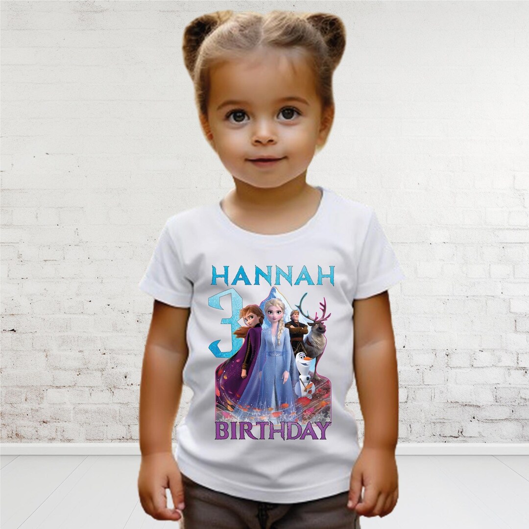 Frozen Birthday Shirt, Frozen Custom Shirt, Birthday Shirts, Frozen ...