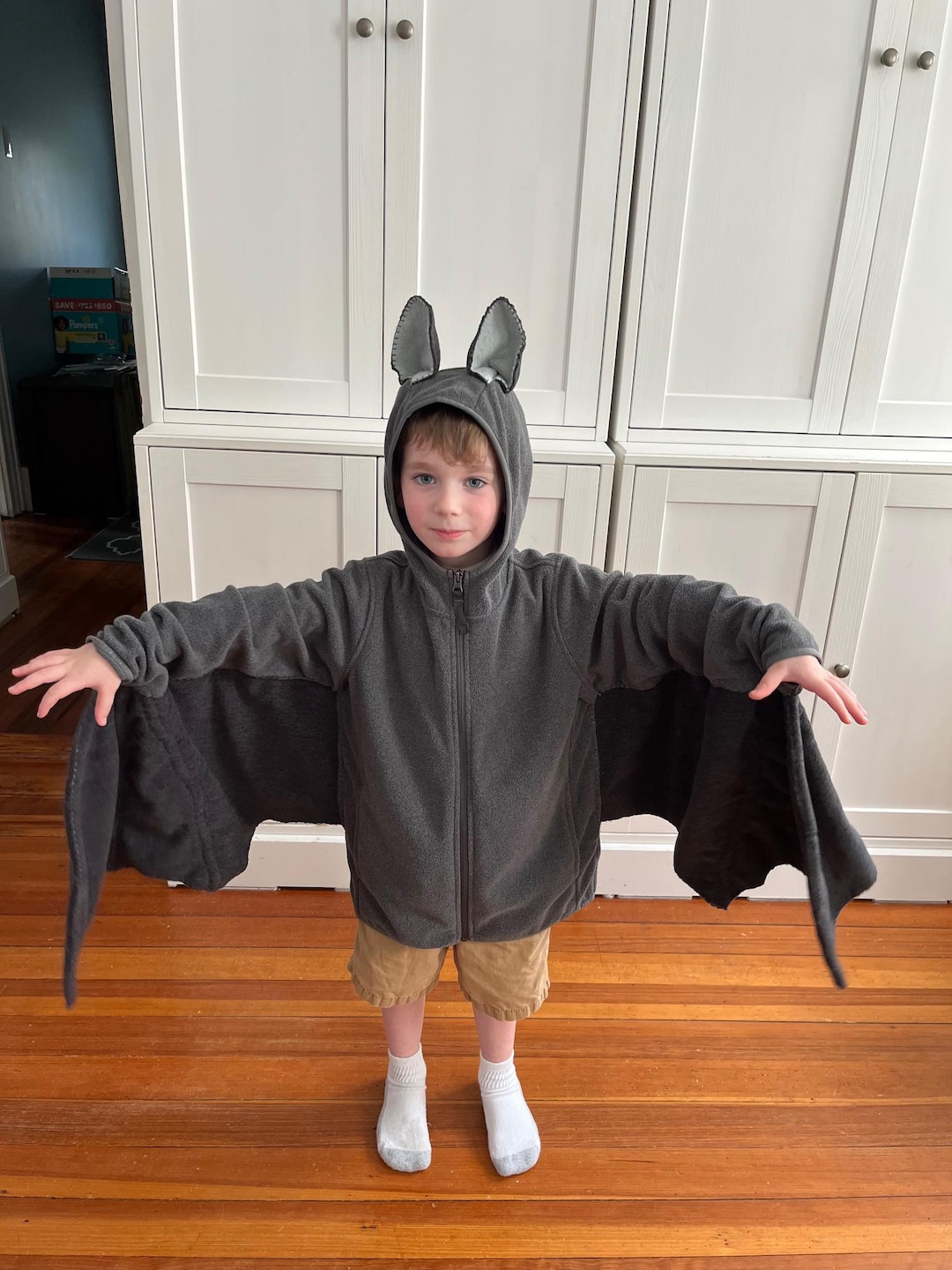 Title : Bat Costume for A Child, Grey Bat Costume, Child Halloween ...