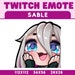 Kawaii Sable Dead by Daylight Emote – Twitch, Discord (digital Download ...