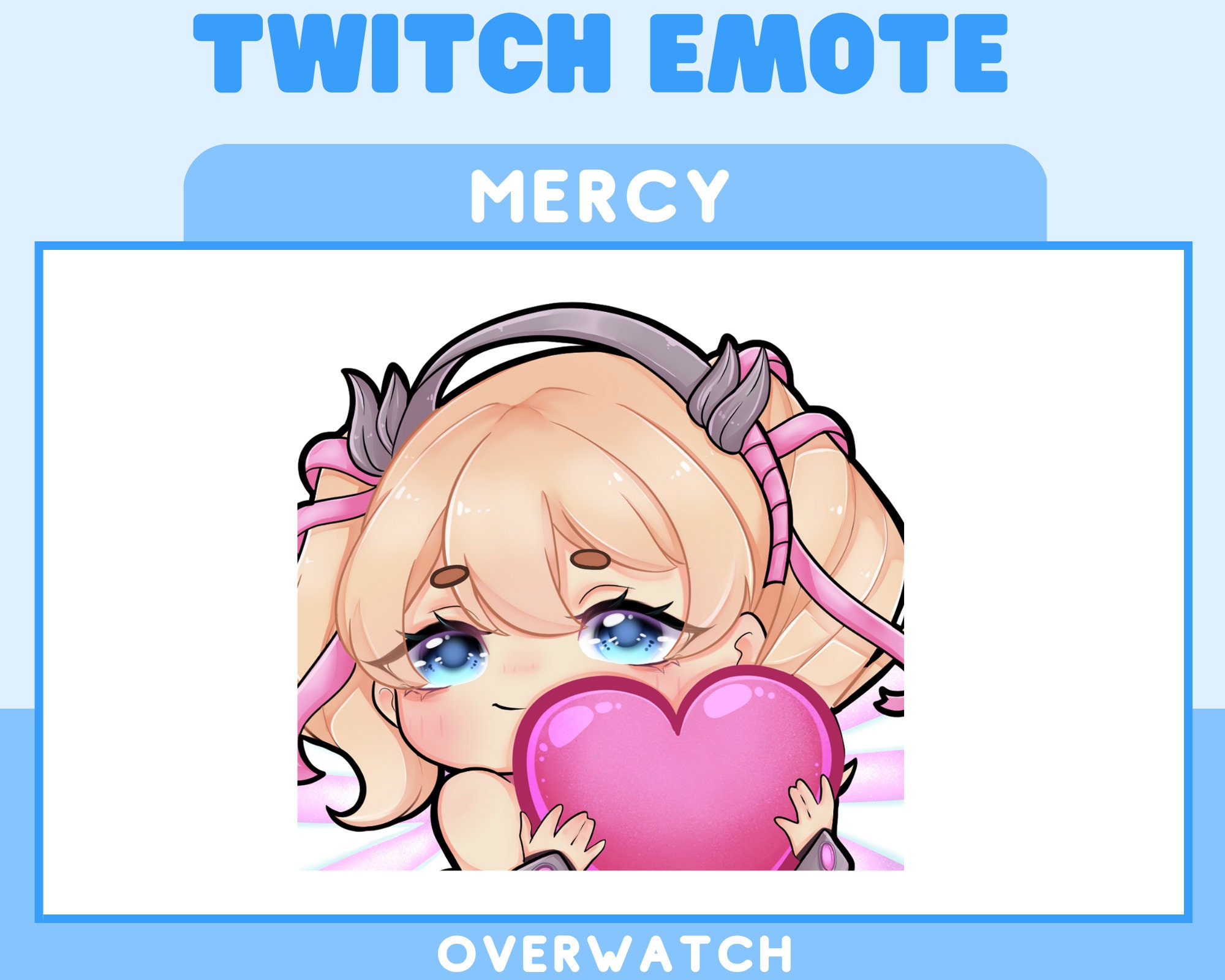 Kawaii Anime Overwatch Pink Mercy Chibi Cute Videogame - Discord ...