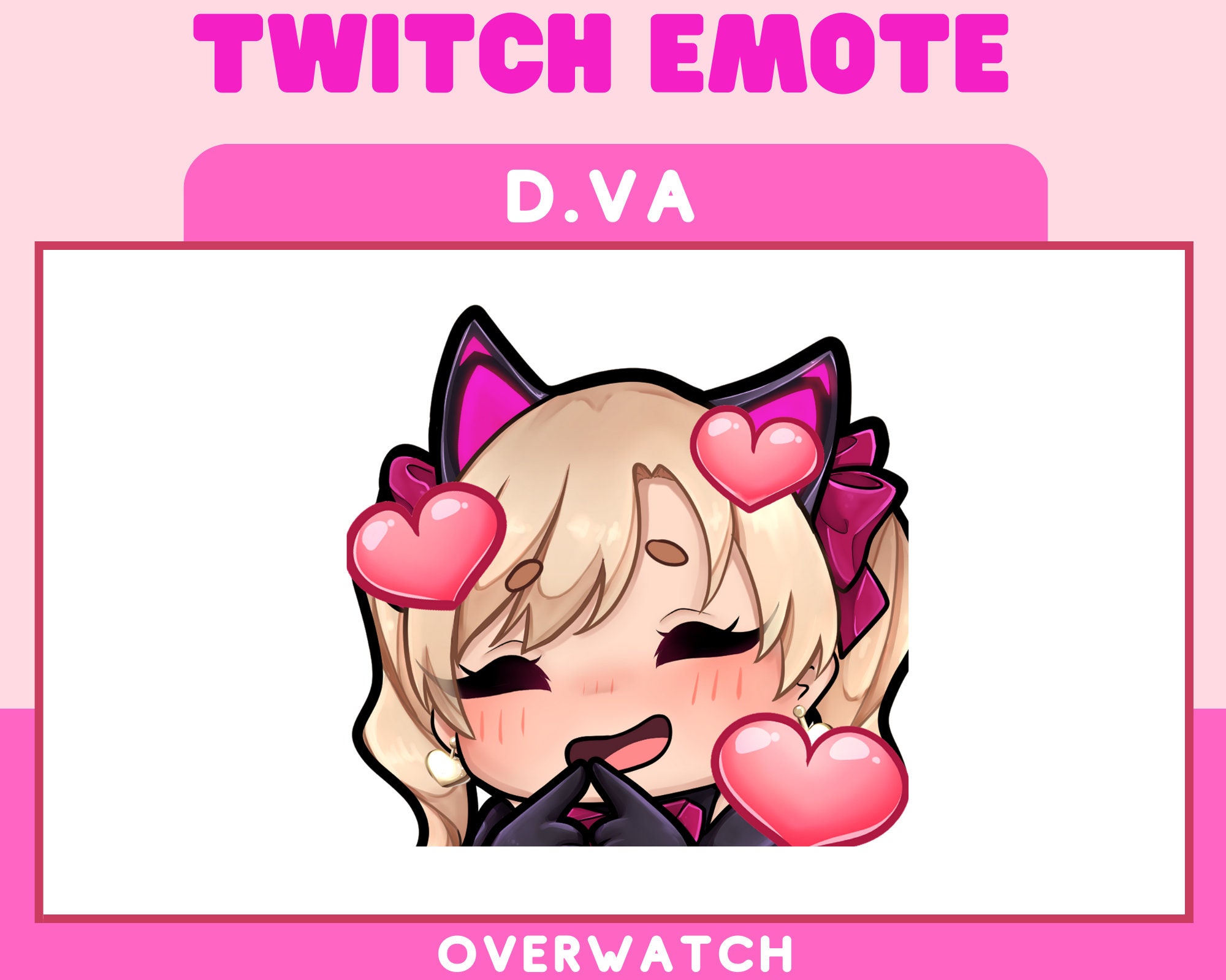 Kawaii Anime Overwatch Dva Chibi Niedliches Videospiel - Discord ...