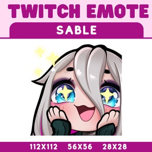Kawaii Sable Dead by Daylight Emote – Twitch, Discord (digital Download ...