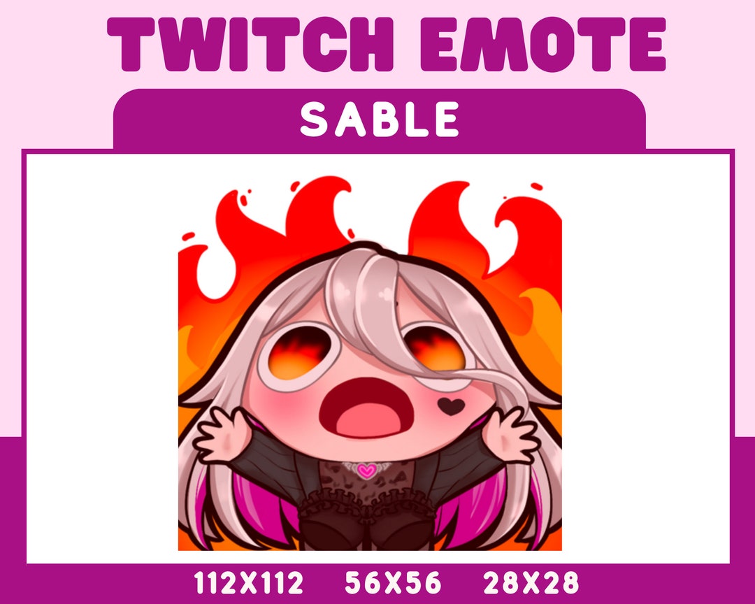 Kawaii Sable Emote – Dead by Daylight Inspired (digital Download) - Etsy