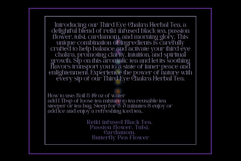 Third Eye Chakra Tea - Etsy