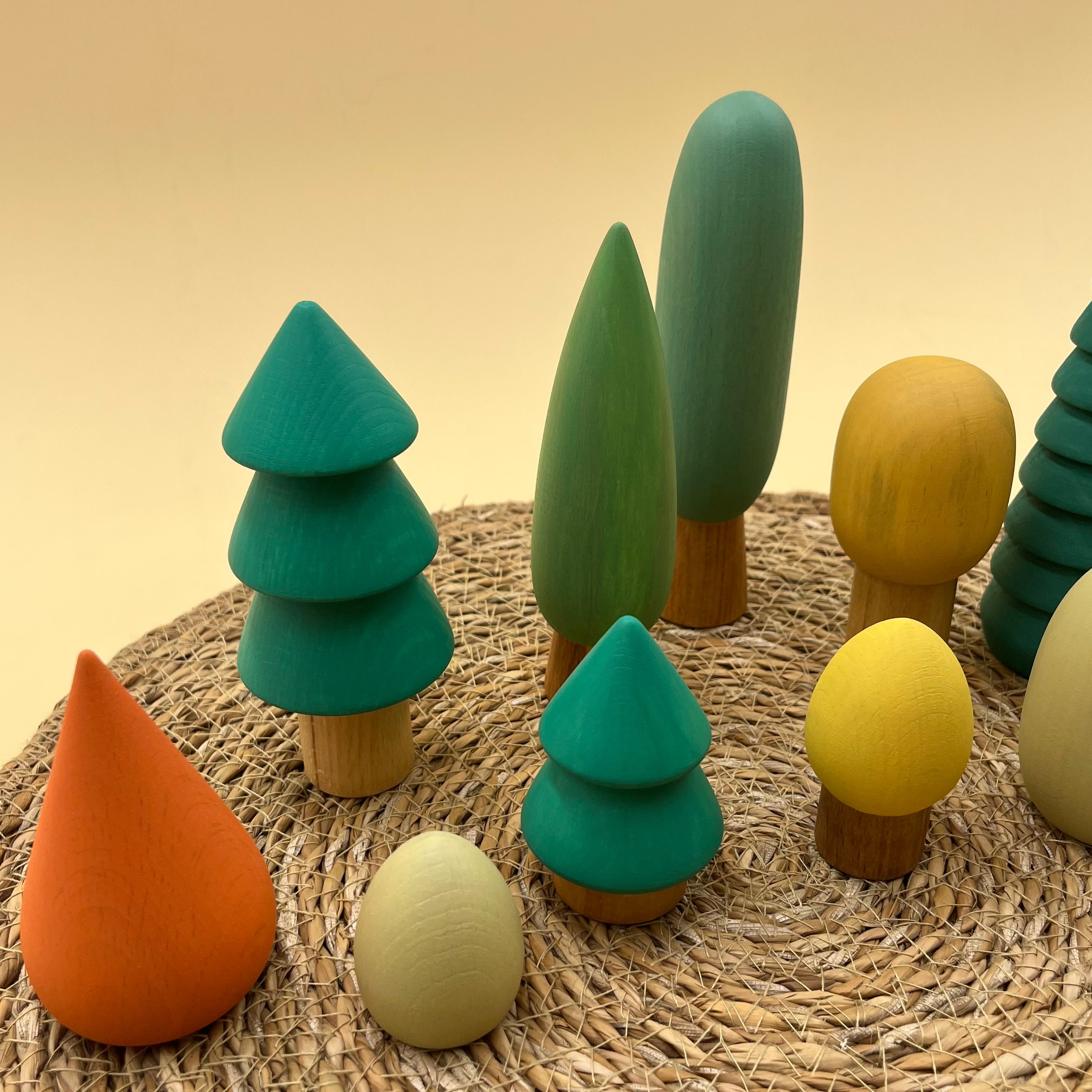 Wooden Trees, Montessori Toys, Wooden Toy, Decor Kids Room, Waldorf ...