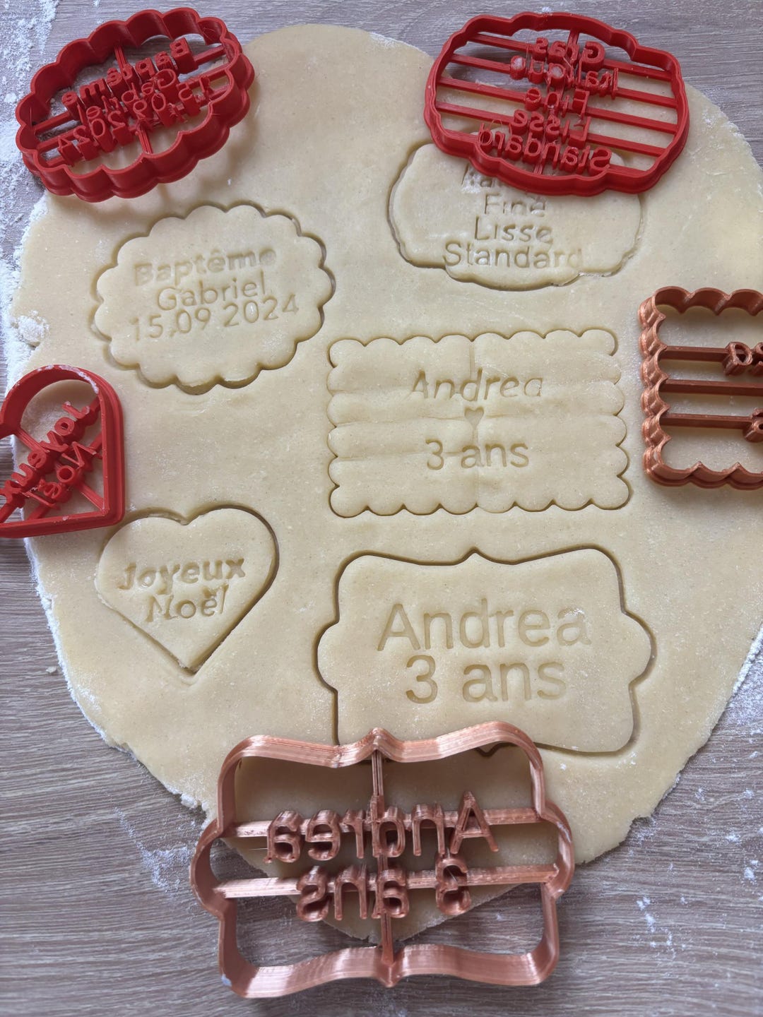 Personalized Cookie Cutter, Customizable Text and Shape, Ideal for ...