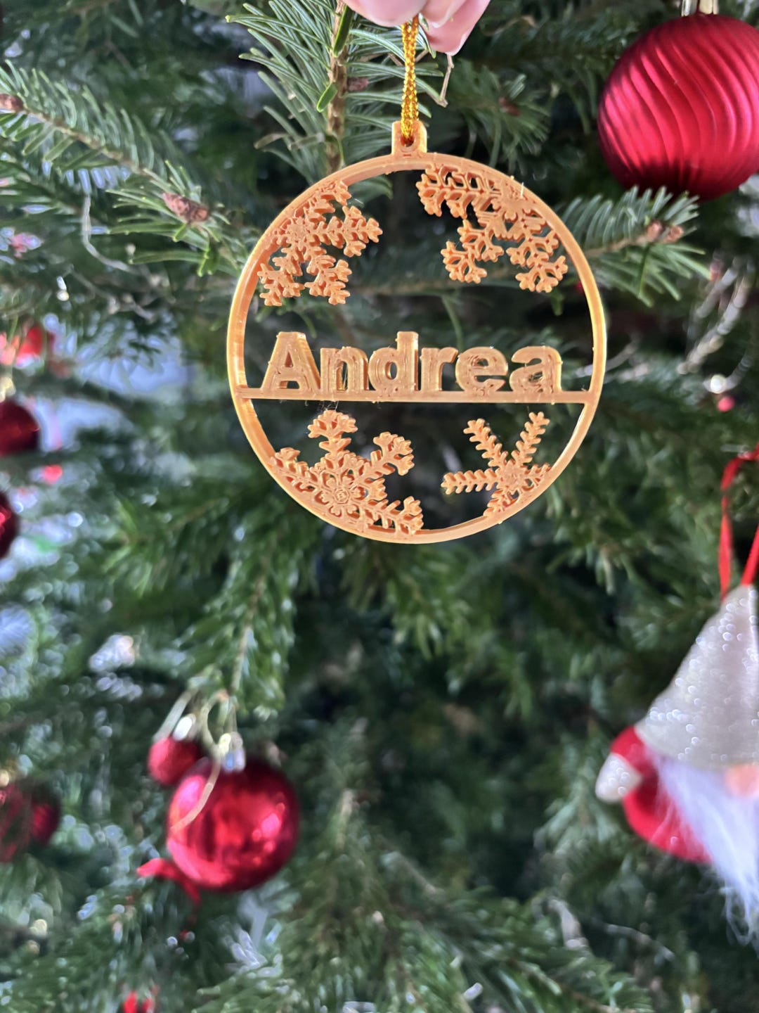 Personalized Christmas Ball in 3D Printing Gift Idea, Personalized ...