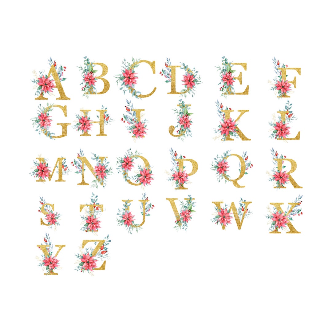 Flower Letters, Flower Alphabet, Alphabet Letters, Letters of the ...