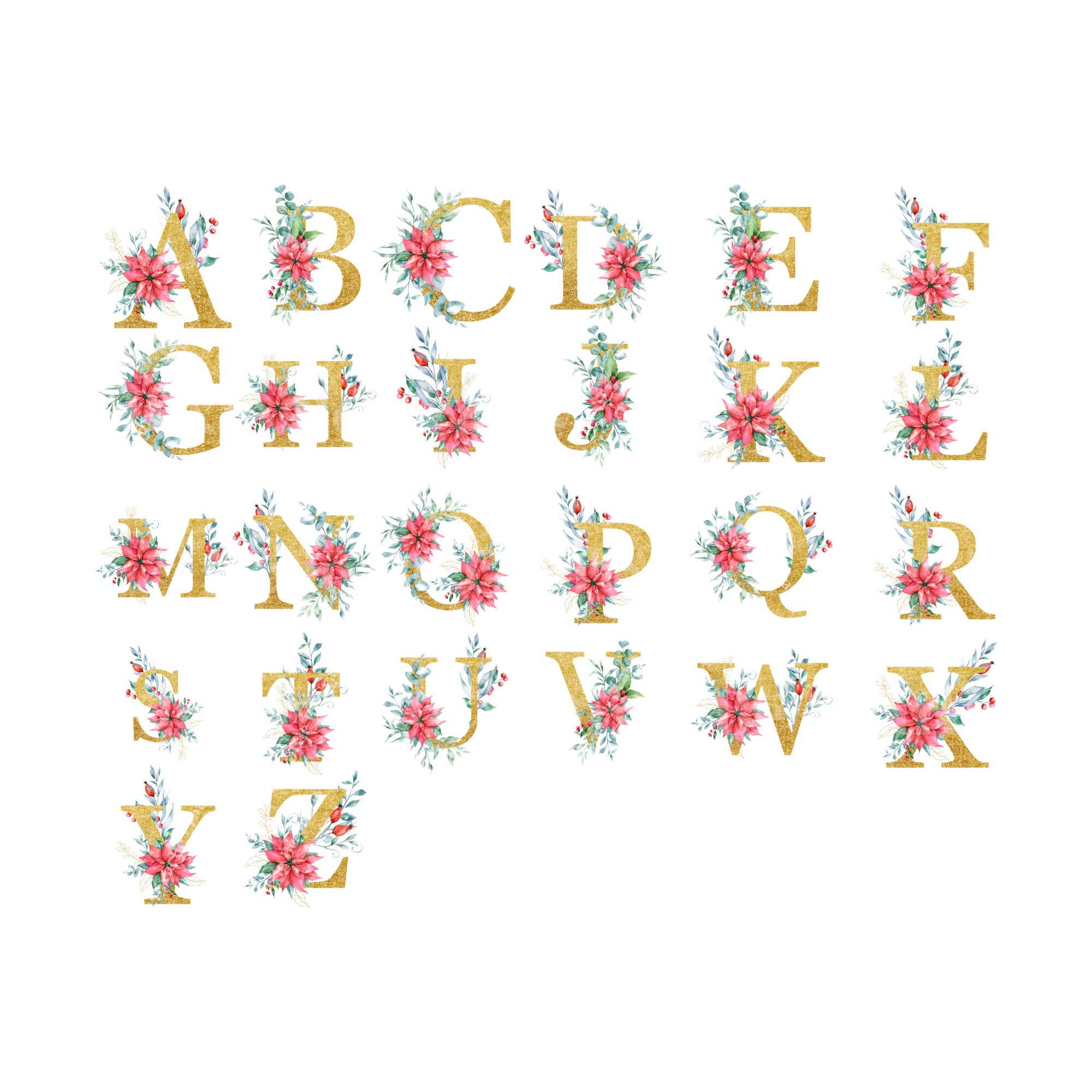 Flower Letters, Flower Alphabet, Alphabet Letters, Letters of the ...