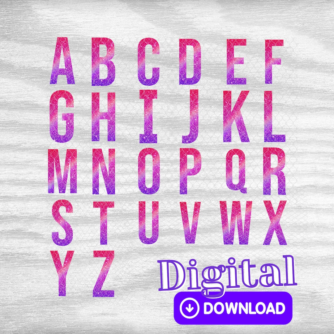 Alfabeto PNG, letras PNG, letras, letras brillantes, alfabeto rosa y ...