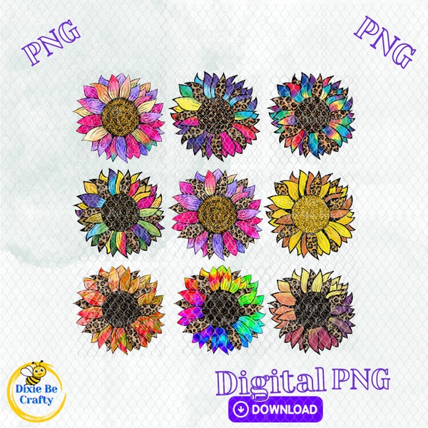 Tie Dye Flowers - Etsy