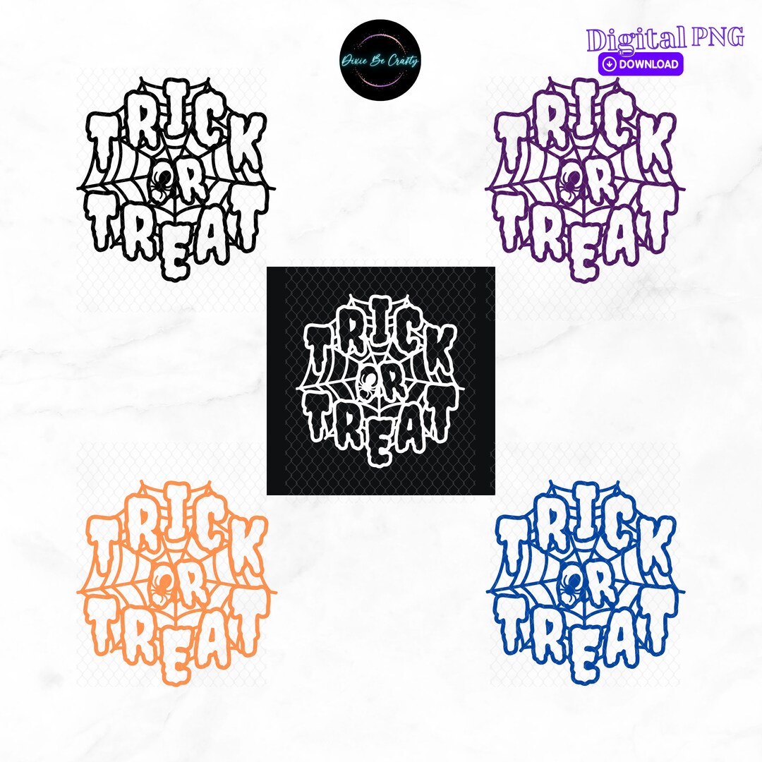 Juego de truco o trato PNG, PNG no SVG, juego de Halloween Png, 5 png ...