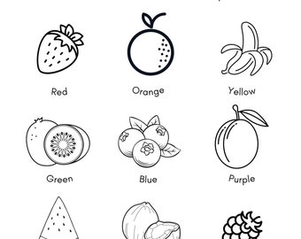 Learn Your Colors 2 - Etsy