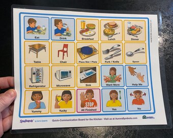 Medical Quick Communication Board AAC Symboards - Etsy