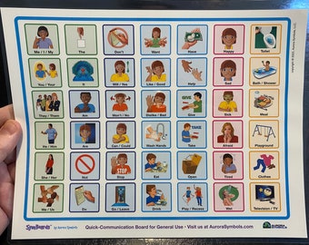 Printable Communication Cards Selective Mutism Autism ADHD - Etsy