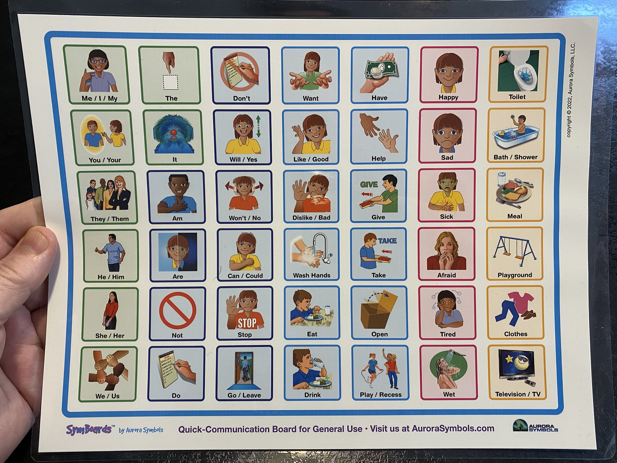 Augmentative And Alternative Communication Board