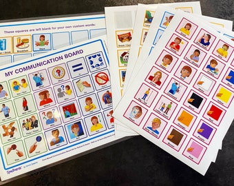 Feeding Communication Boards Basic Communication Board - Etsy