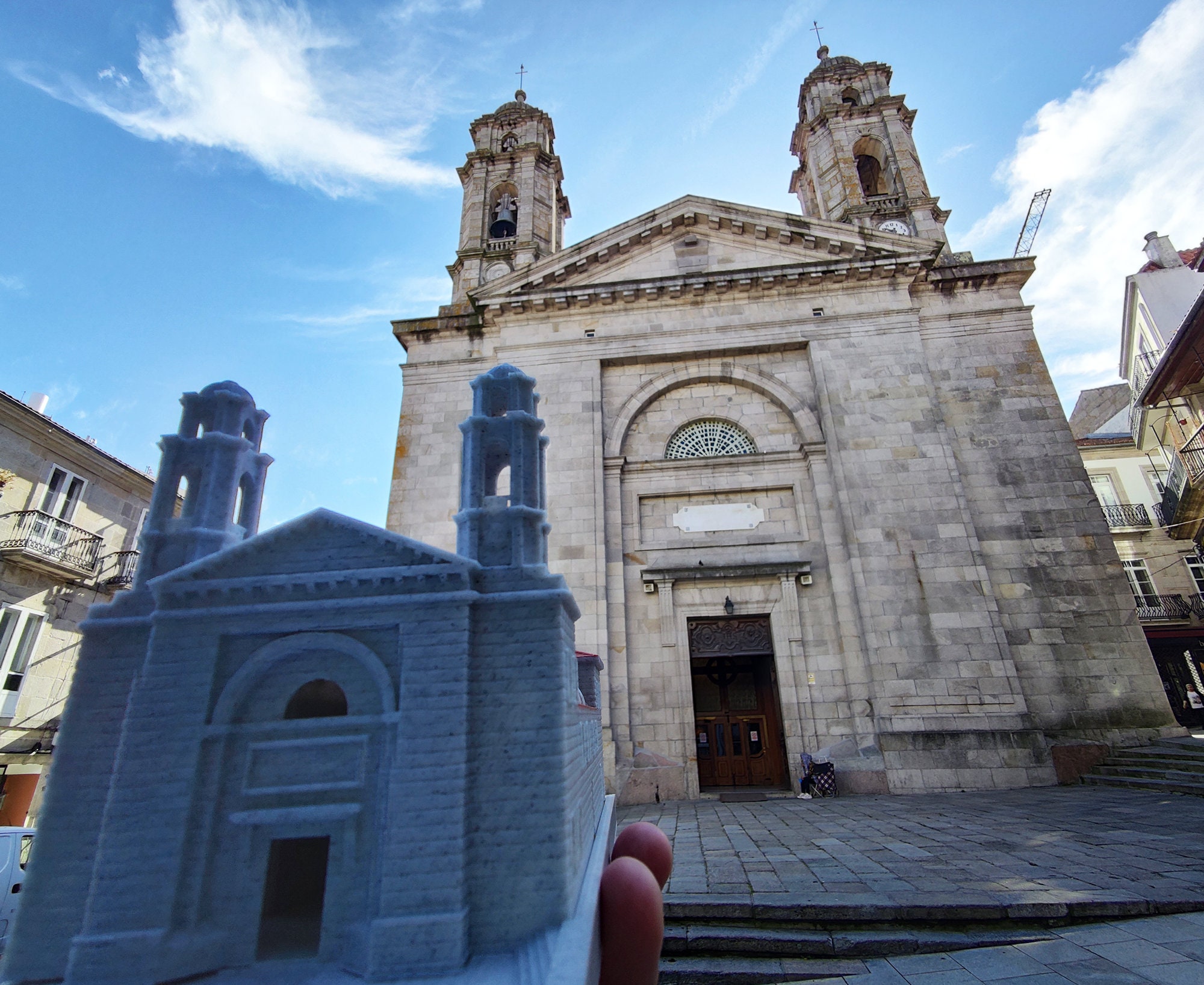 Model of the Basilica-co-cathedral of Santa María De Vigo, La ...
