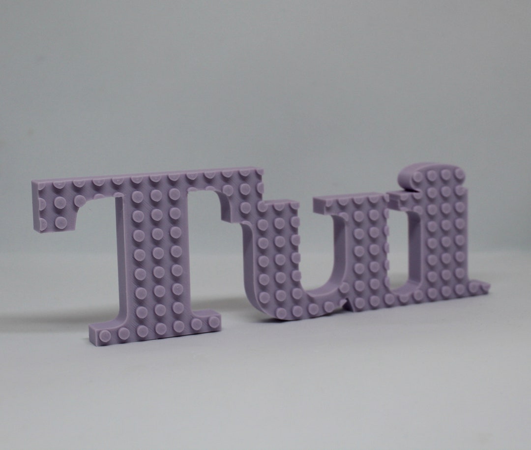 Tui Name in Large Brick Format, Compatible With All Brands of Brick ...