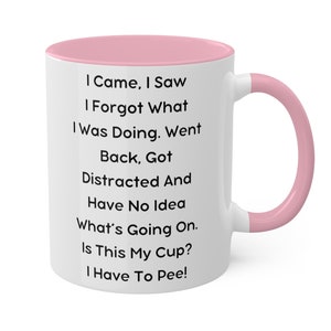 I Came I Saw I Forgot, Funny Grandma Mugs, Gag Gifts, Funny Mugs, Funny ...