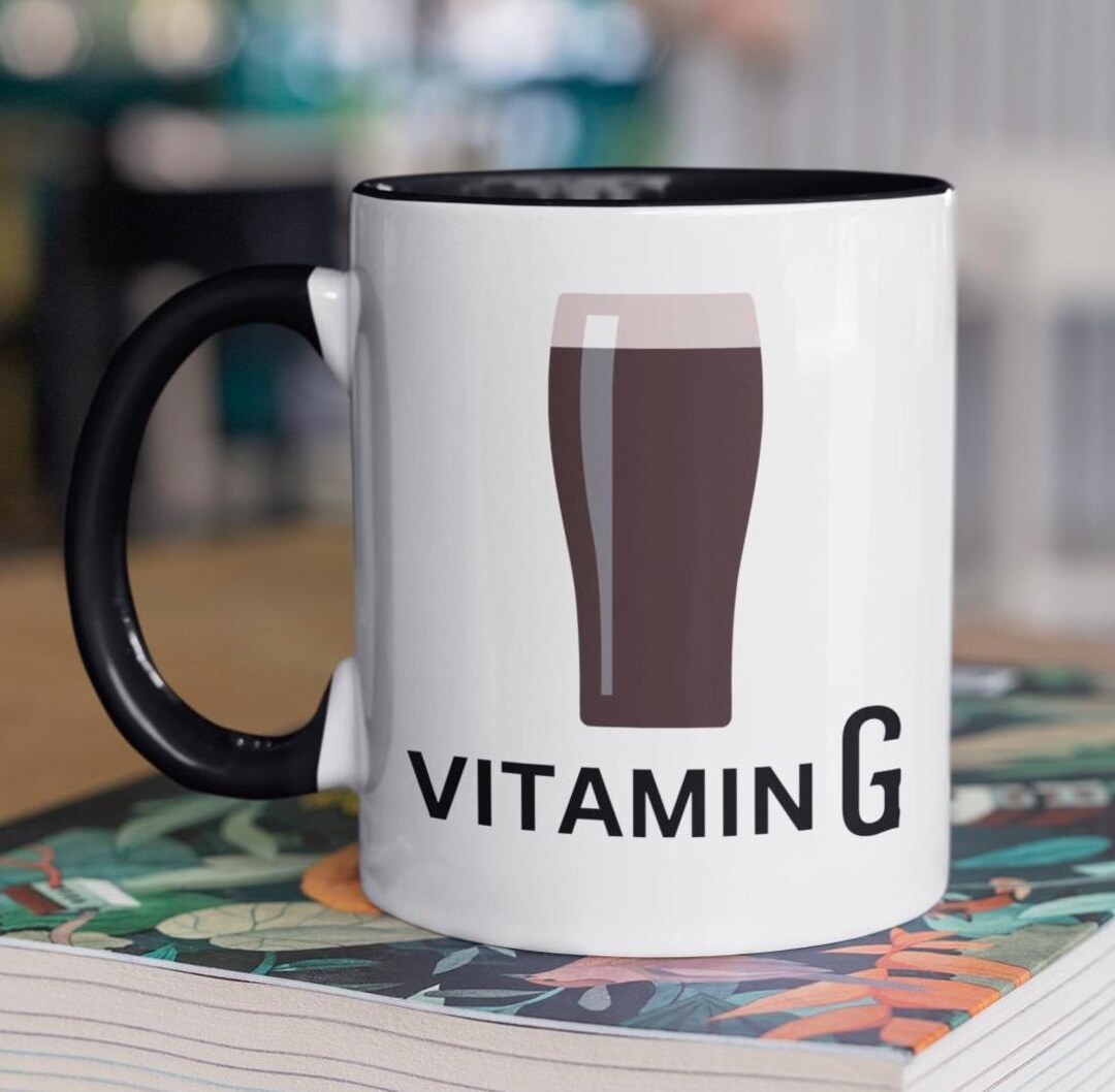 Vitamin G Pint Mug, Funny St. Patricks Day Coffee Cup, Beer Lover Gift ...