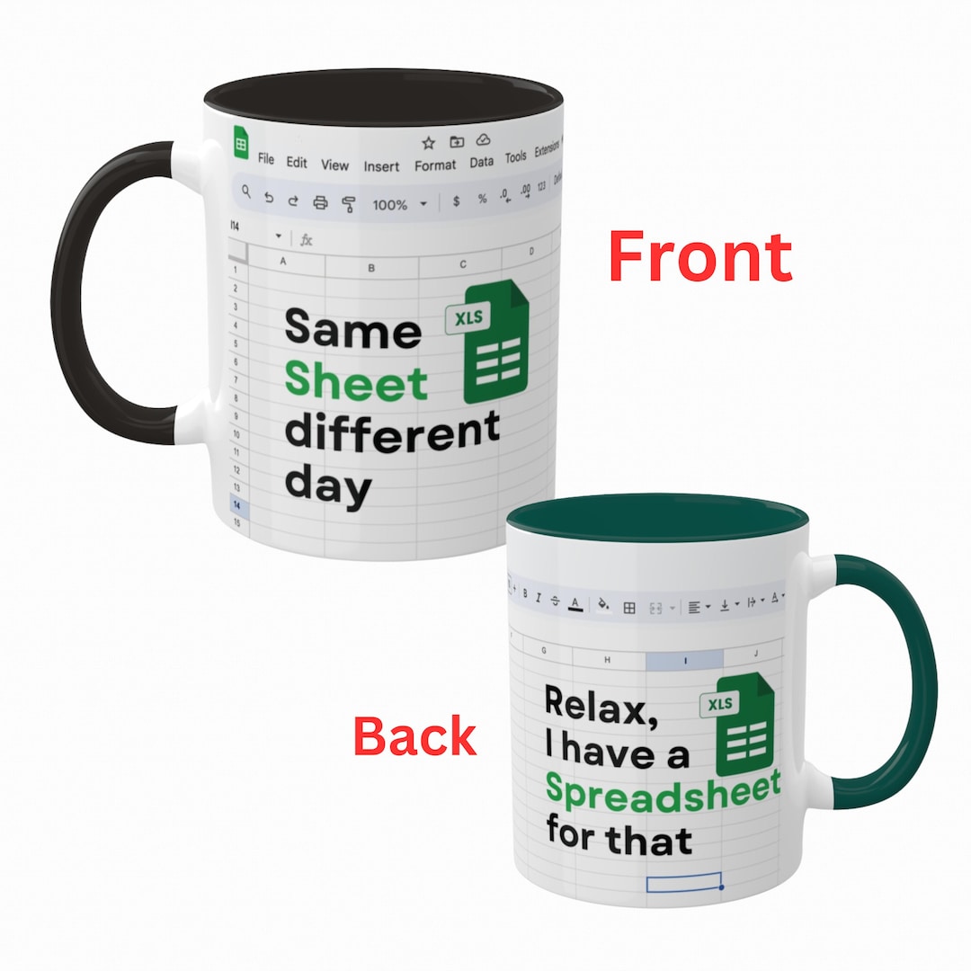 Same Sheet Different Day, Relax I Have a Spreadsheet, Two Design on A ...