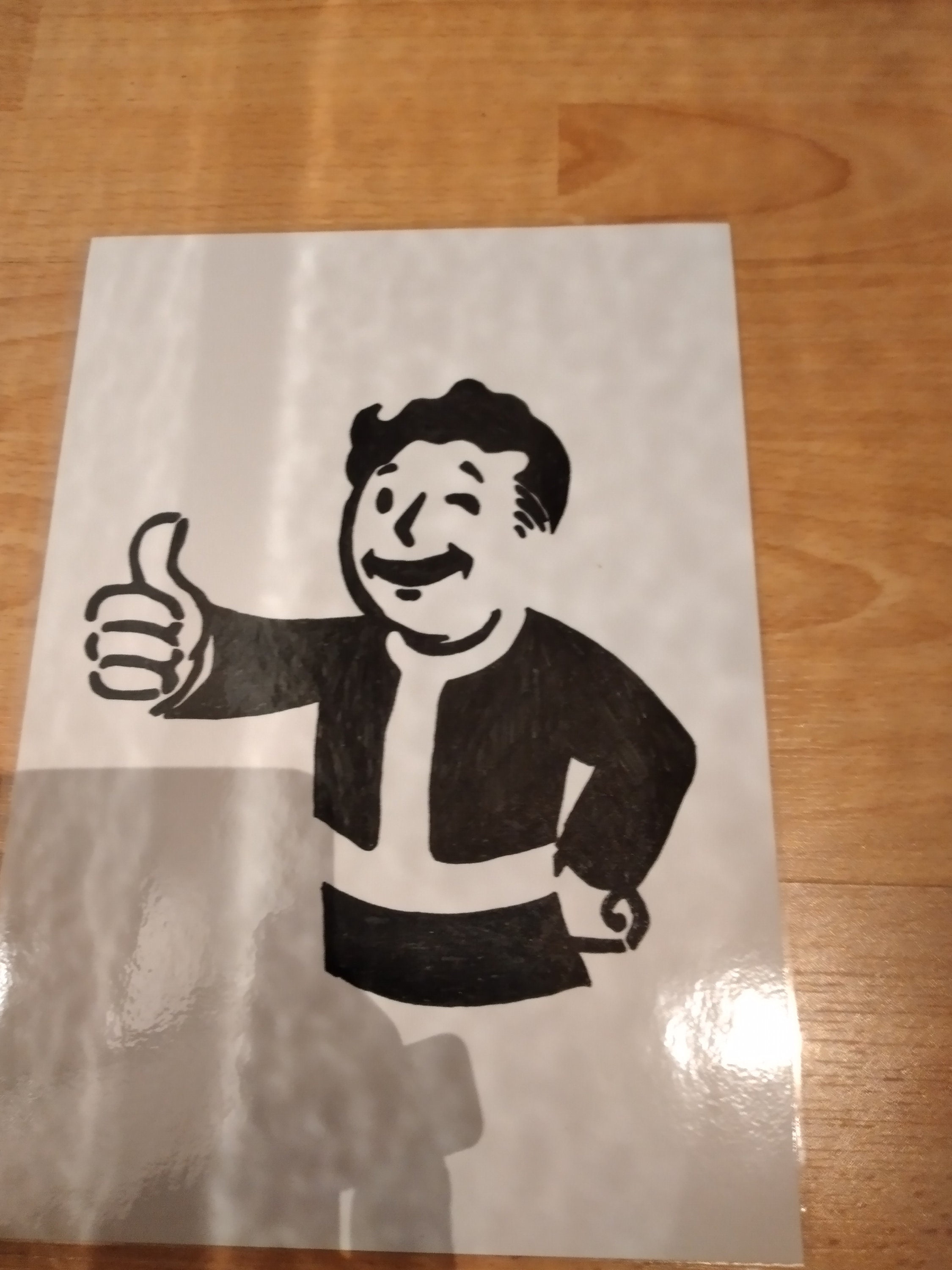 Fallout Pumpkin Stencil