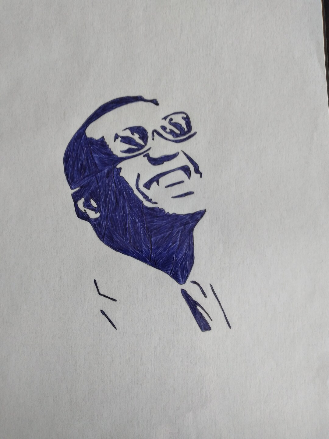 Ray Charles Stencil Painting A4 Laminated - Etsy