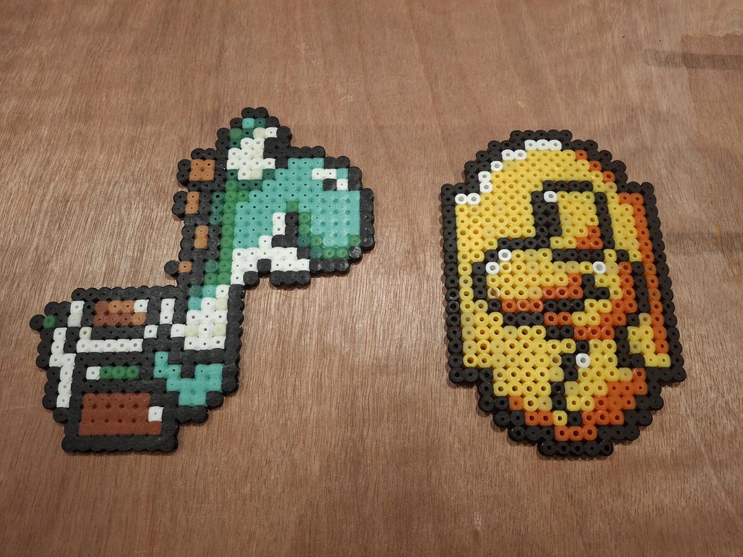 Yoshi Yoshi Coin Perler Beads Iron-on Beads - Etsy