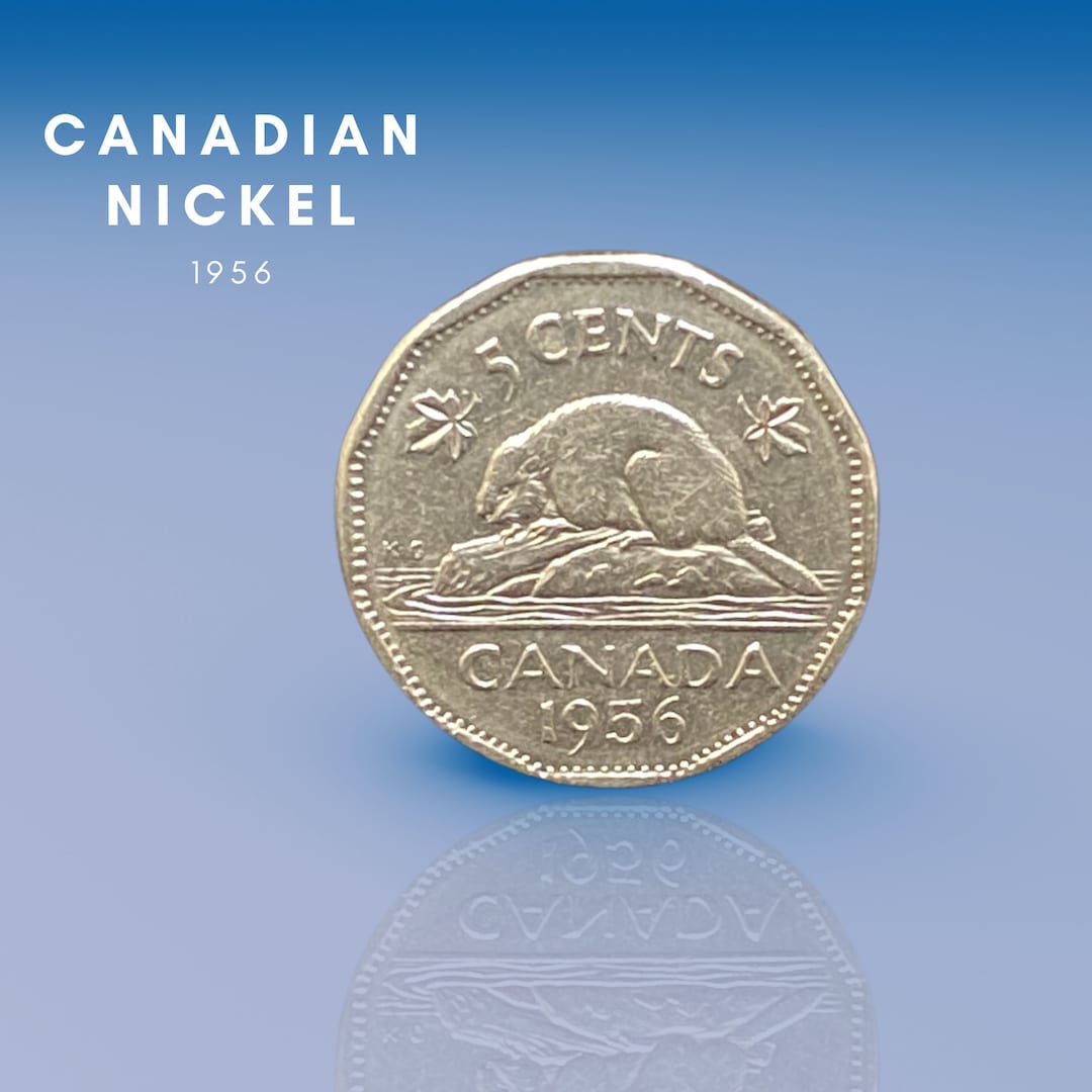 1956 Canadian Nickel | Queen Elizabeth II | Collectables | Gift for ...