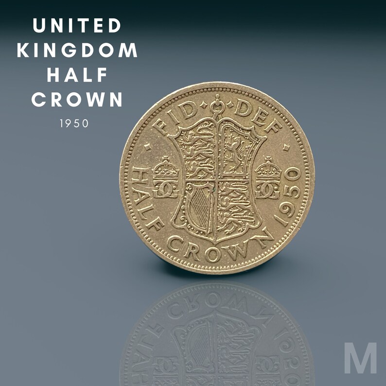 1950 Half Crown | United Kingdom | UK | Coin Collection | Gift for ...