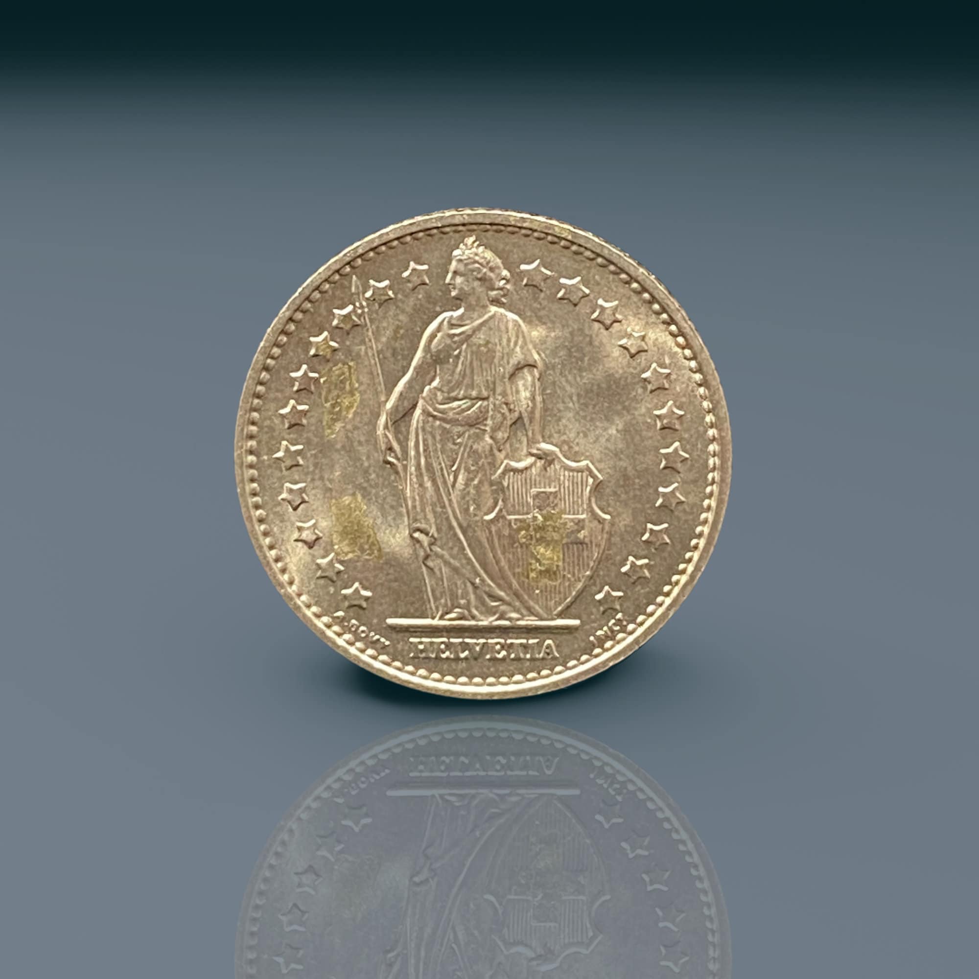 1968 Switzerland 1 Franc Coin Collection Gift for Grandpa Dad Grandma ...