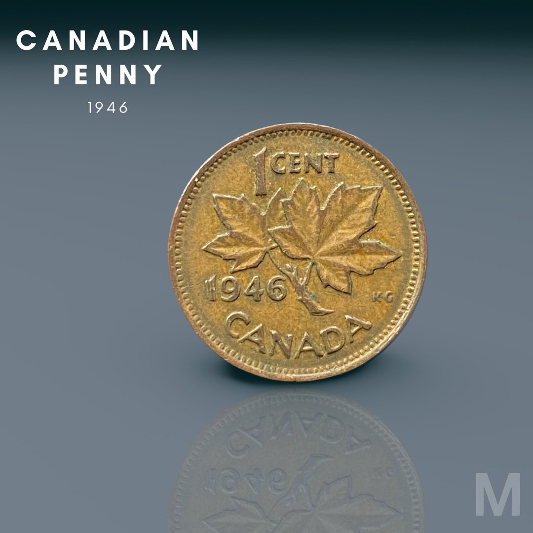 1946 Canadian Penny | One Cent | King George VI | Coin Collection ...