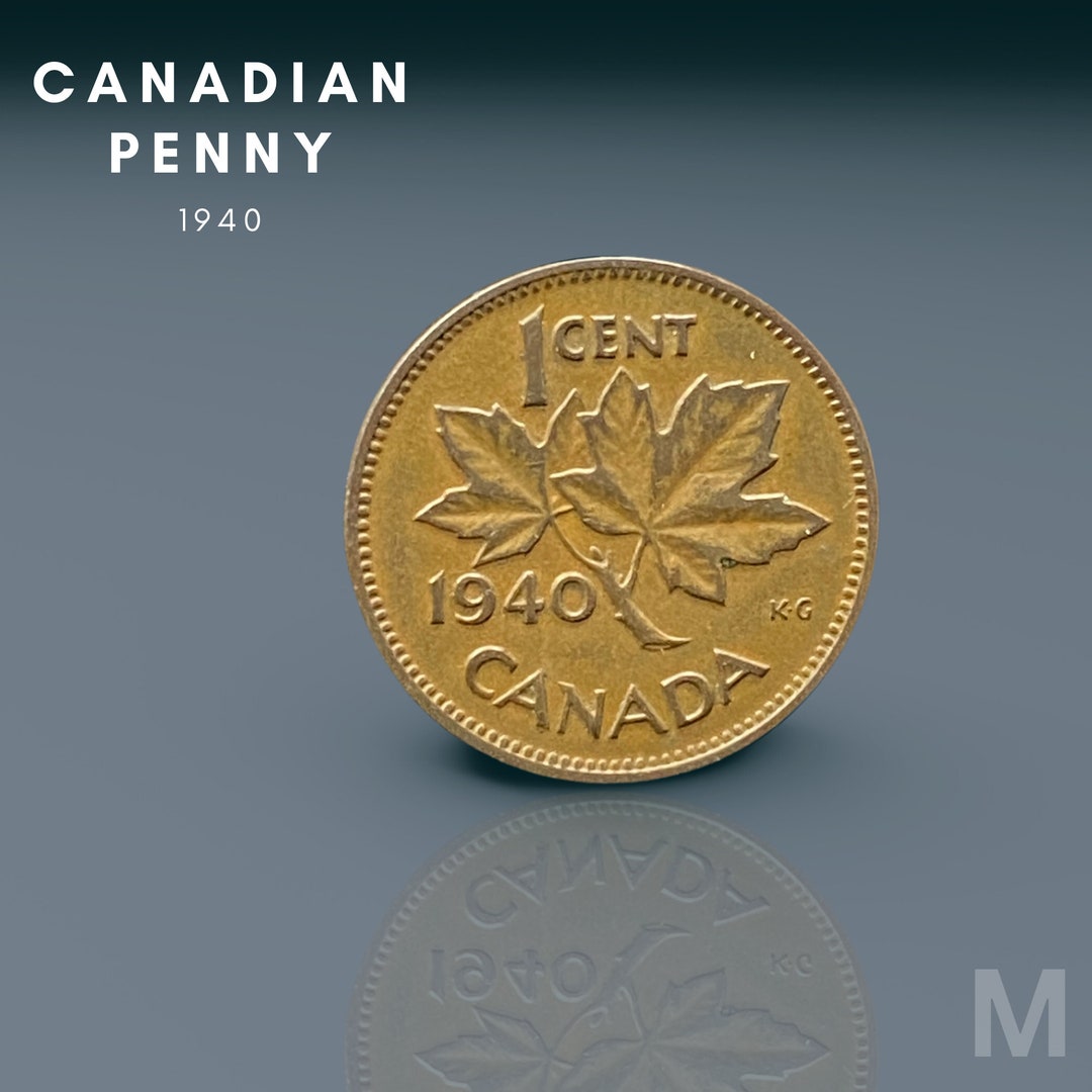 1940 Canadian Penny | One Cent | King George VI | Coin Collection ...