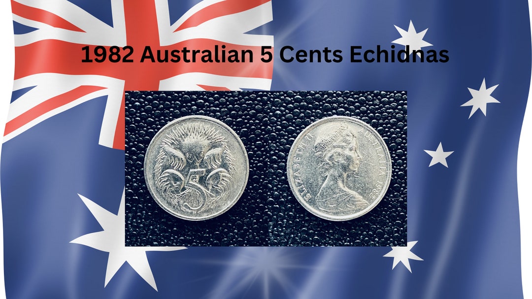 1982 Australian 5 Cents Good Condition Coin Collection Australia World ...