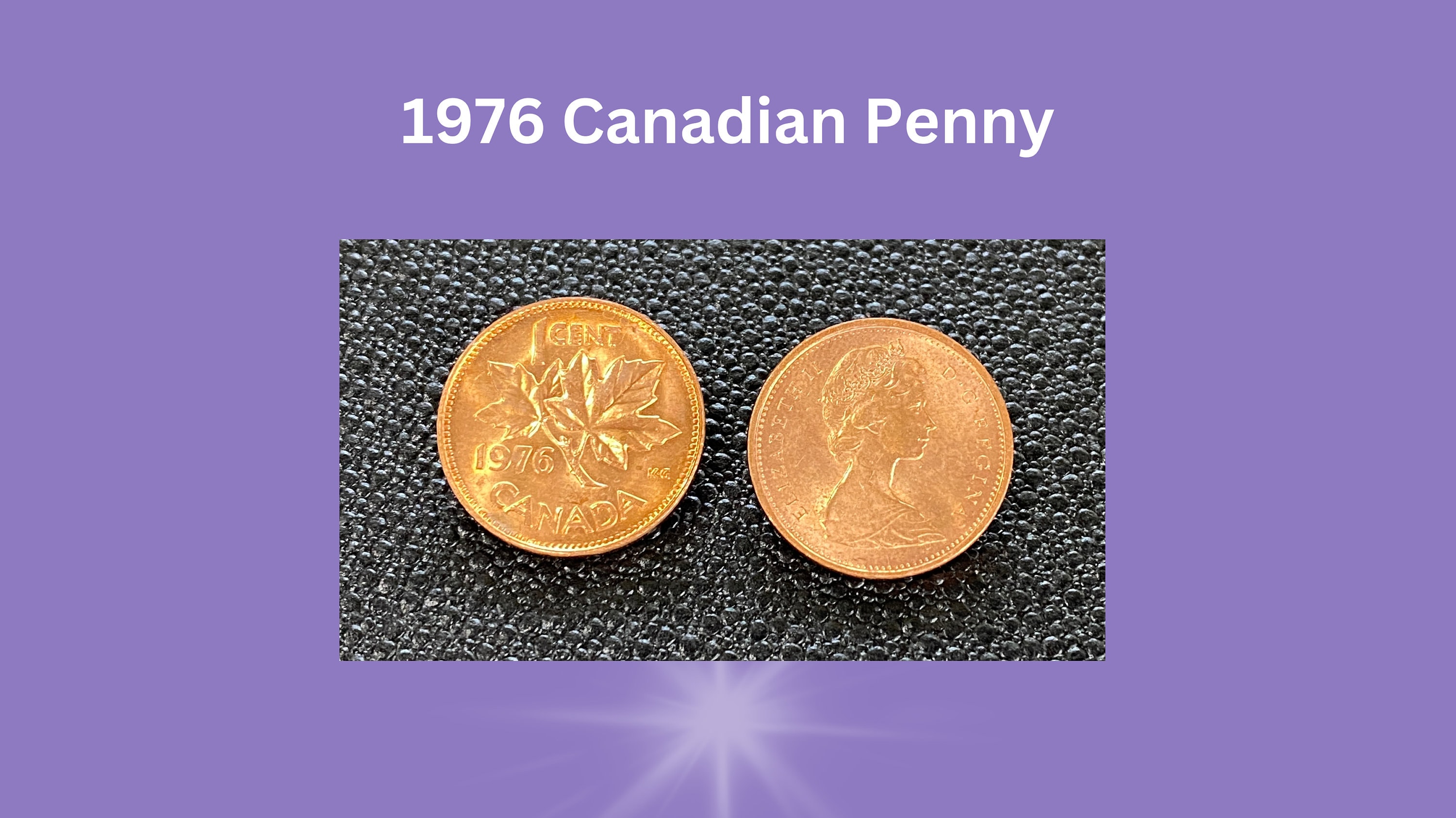 Canadian Penny 1976