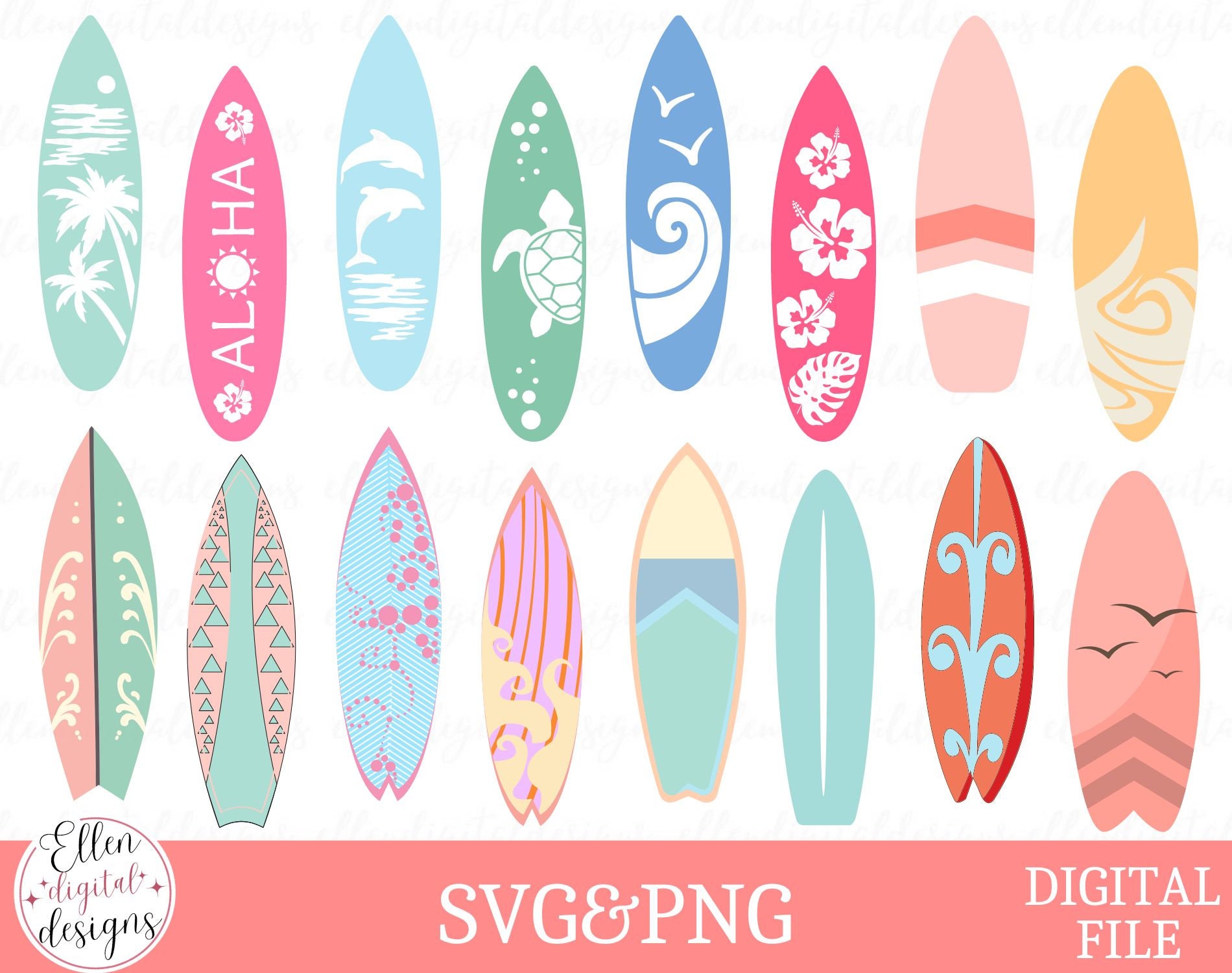 Cool Girly Surfboards