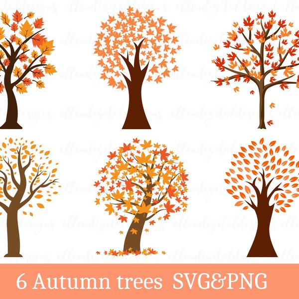 Fall Tree Art - Etsy