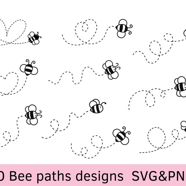 Flying Bee Svg - Etsy