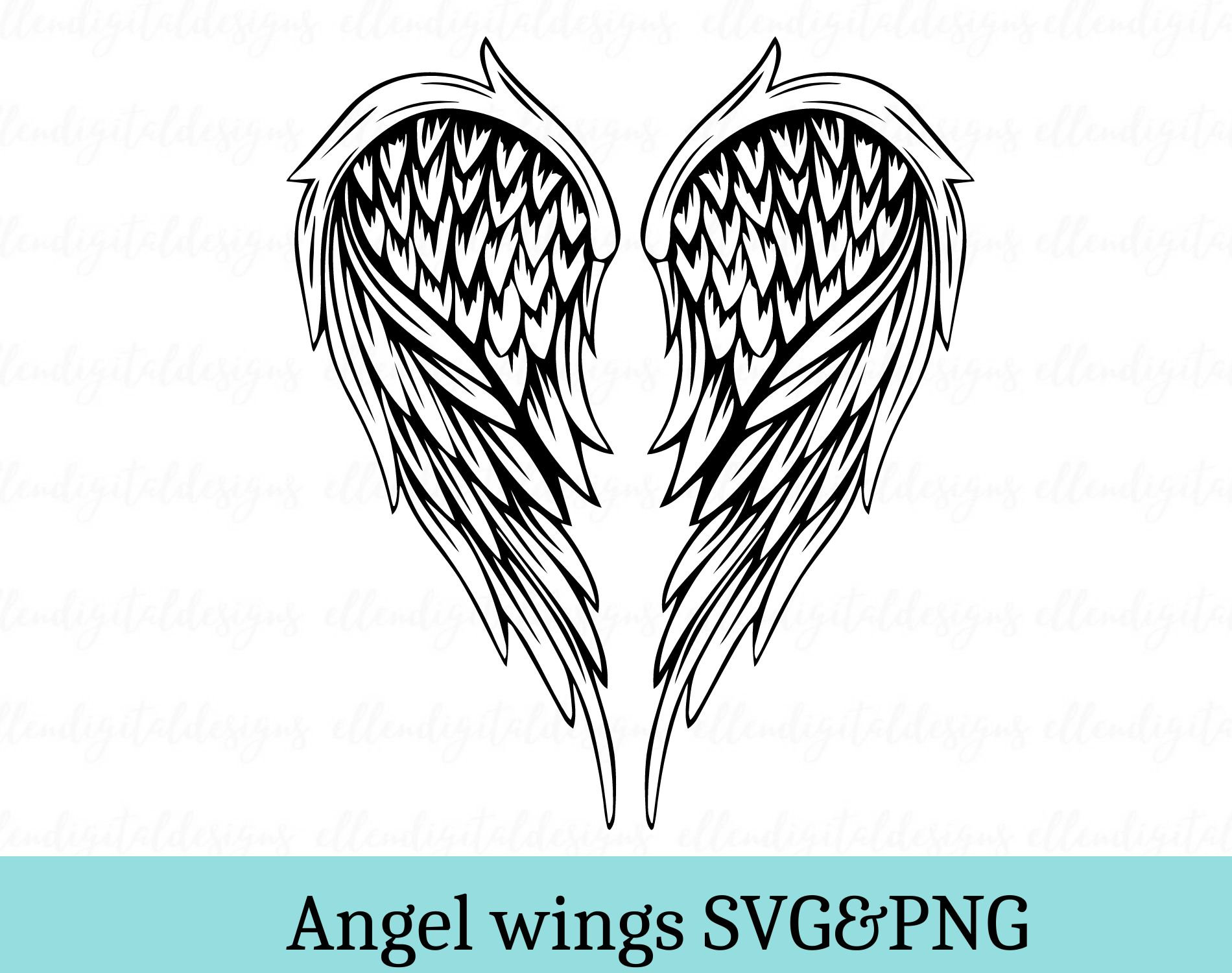 Angel Wings Svg Angel Svg Wings Svg Angel Wings Clipart - Etsy Finland