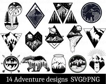 Outdoor Adventure Svg - Etsy