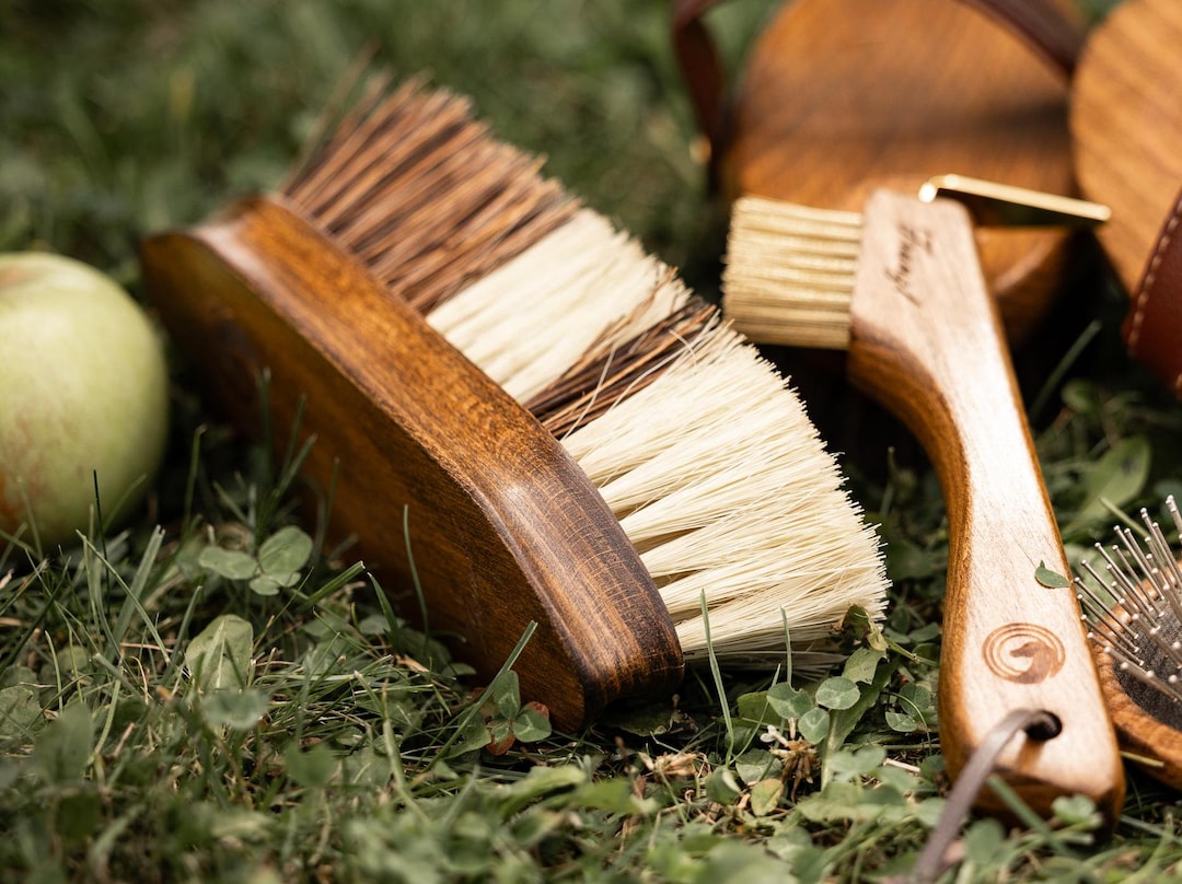 Customizable | Horse Brush Hoof Duo Set | Horse | Gift for Riders ...