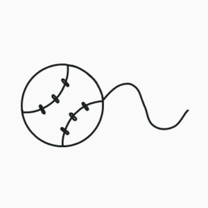 Baseball, Longarm Digital Quilting Designs Pattern E2E E466 - Etsy