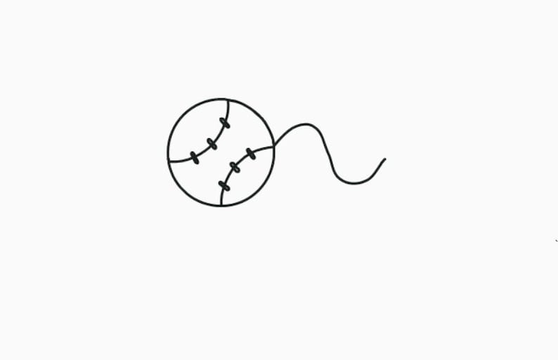 Baseball, Longarm Digital Quilting Designs Pattern E2E E466 - Etsy